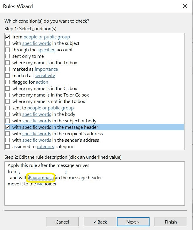 How to create a rule by the display name? - Microsoft Q&A