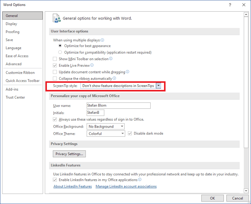 Disable the "Tell me more" Microsoft Search (Alt+Q) popup. - Microsoft Q&A