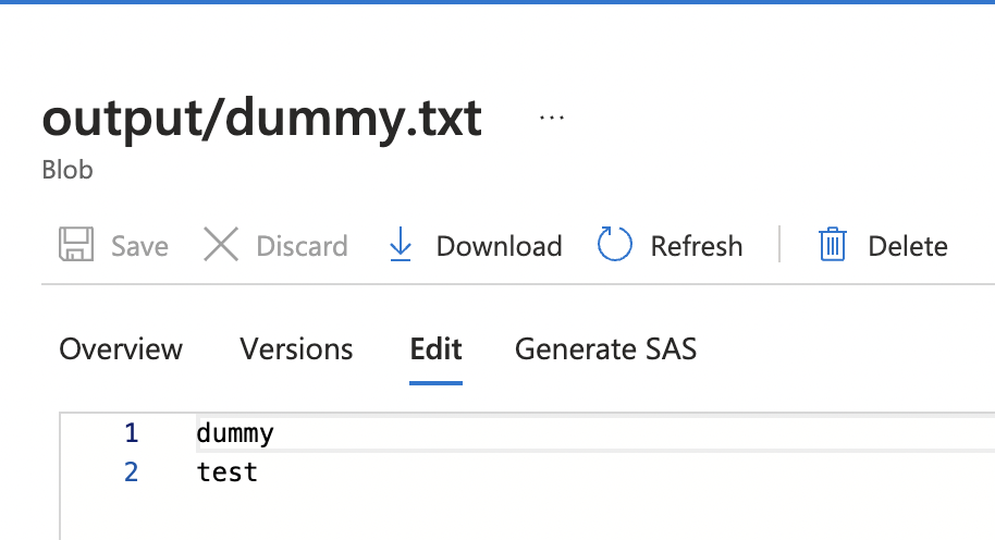 How to store get metadata output in storage account - Microsoft Q&A