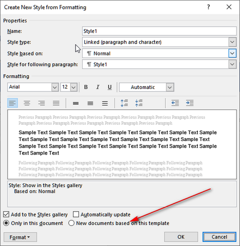 Styles for all Word documents? - Microsoft Q&A