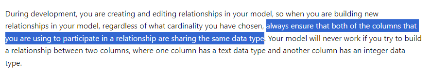 Question Incorrect in Power BI Training Module - Microsoft Q&A
