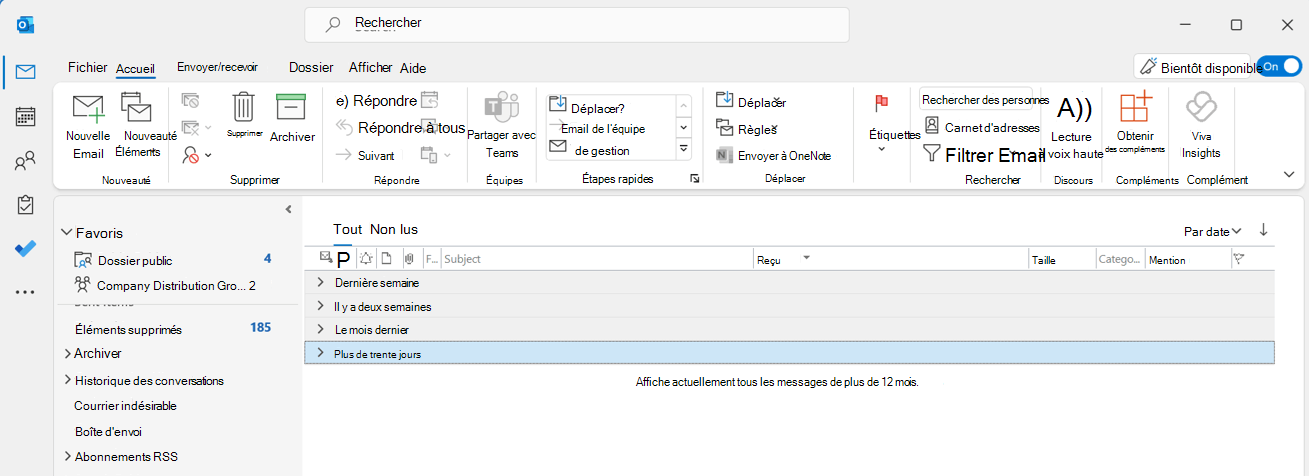 Outlook desktop app interface appearance - Microsoft Q&A