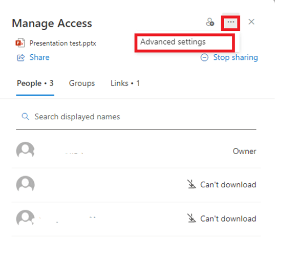 managing files access - Microsoft Q&A