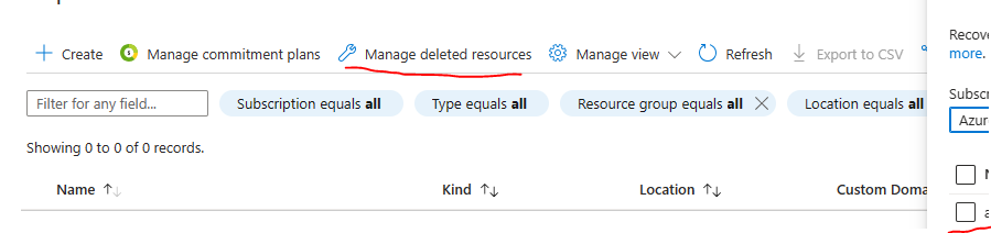 Not able to create a resource to evaluate Read API service - Microsoft Q&A
