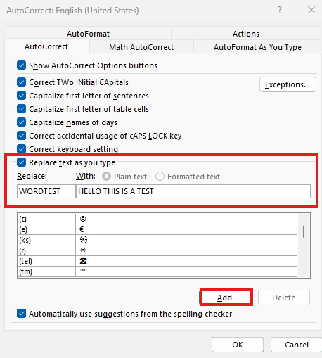 Autofill by Word - Microsoft Q&A