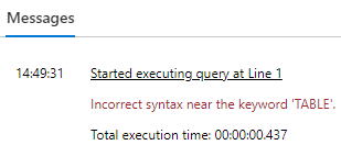 Synapse - Loop through values in temp table joining with external table, then to append the ...