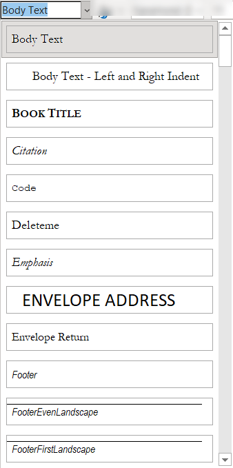 How to show "Current Style" in Word for Windows? - Microsoft Q&A