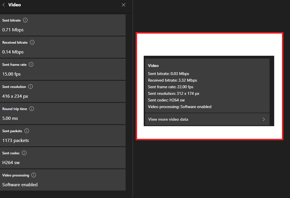 Video upload send bitrate super low - Microsoft Q&A