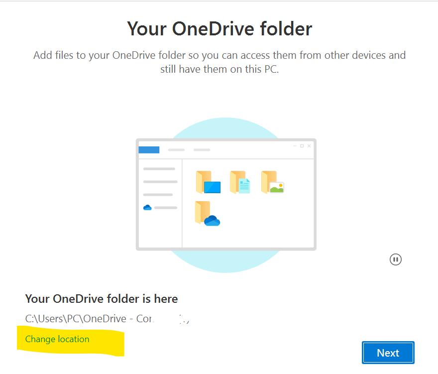 OneDrive - C: Root Location Error - Microsoft Q&A