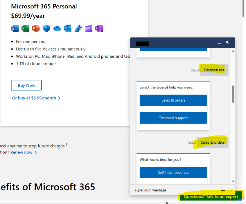 Why am I being charged for Microsoft 365 when I recieve this free of ...
