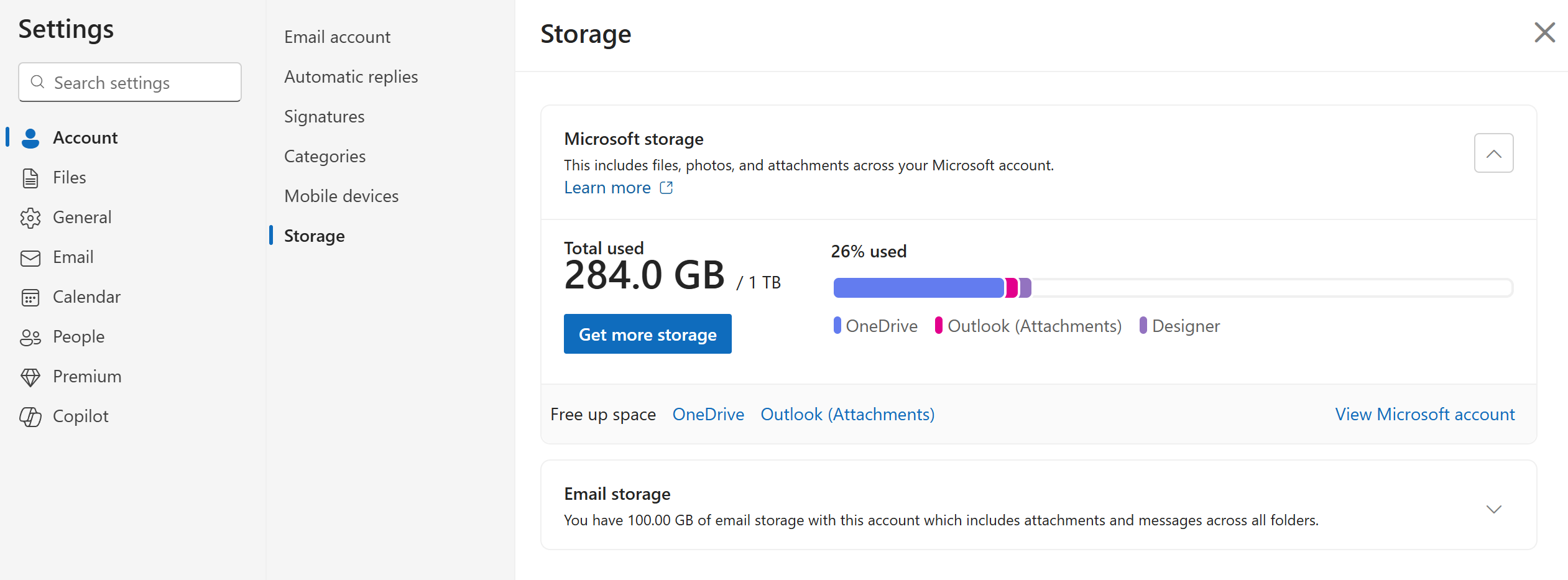 Storage full - Microsoft Q&A