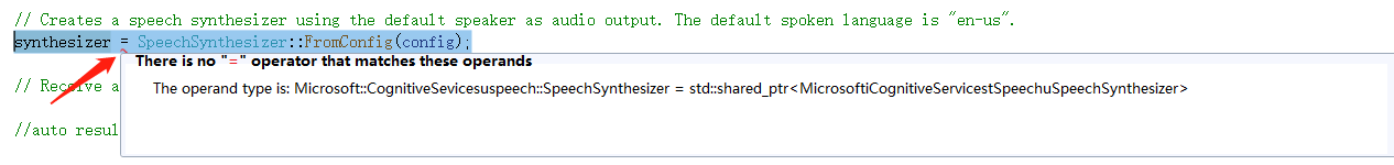 SpeechSynthesizer type global variable problem - Microsoft Q&A