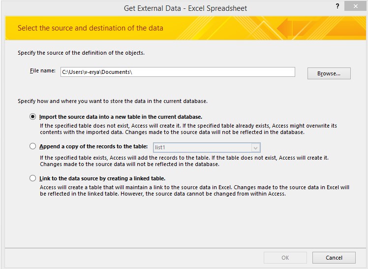 Excel Spreadsheet to SharePoint List not working - Microsoft Q&A