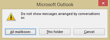 Outlook in Office 365 - Disable Conversation View - Microsoft Q&A
