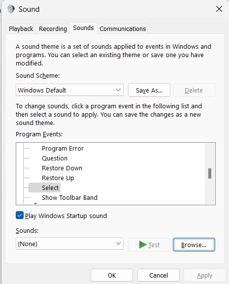 How to disable USB Microsoft ARC Click/Scroll Sound with Windows 11 ...