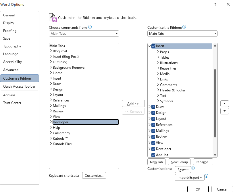 How to remove the Wikipedia add-in button from Microsoft Word 365 ...
