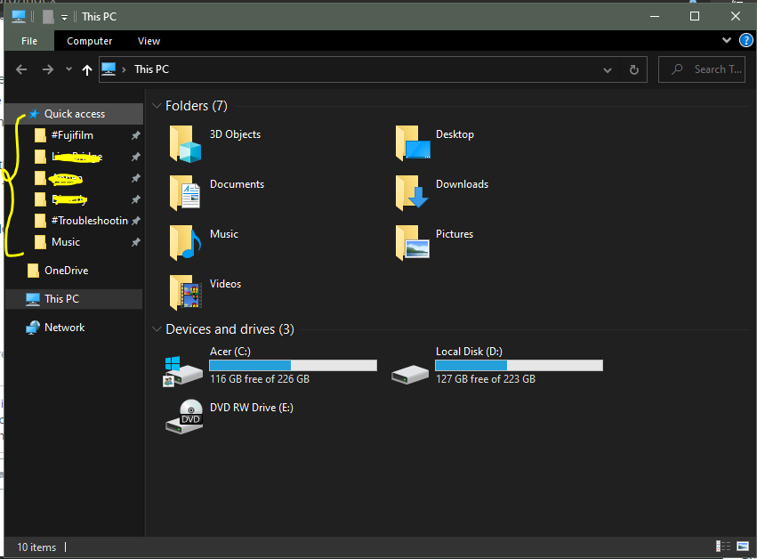Windows 10 save as location - Microsoft Q&A