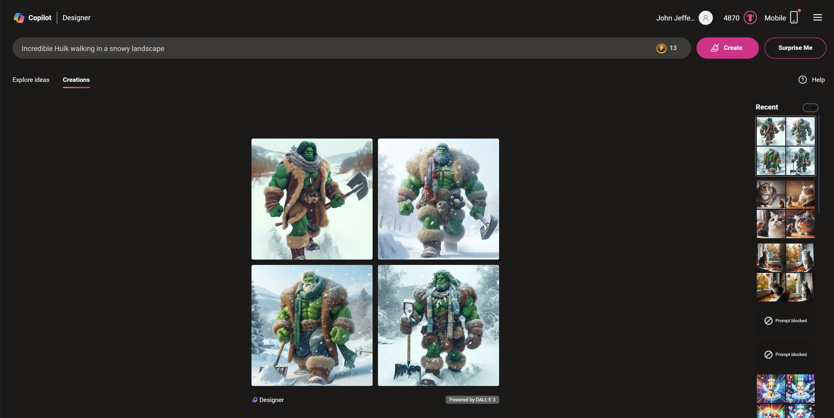 Why is Copilot Designer acting like this? - Microsoft Q&A