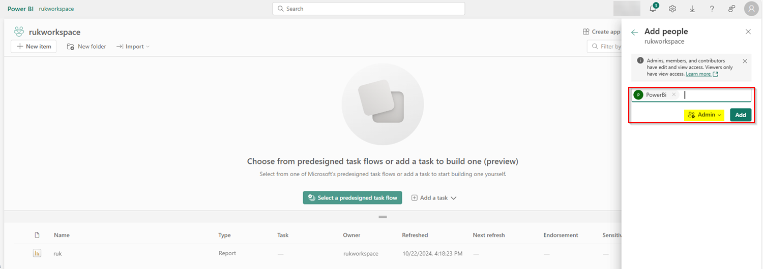 Problema al acceder via API a los Workspaces de Power BI - Microsoft Q&A