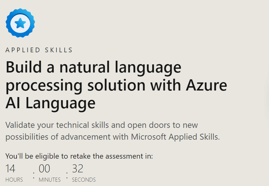 Unable to open Labs on the Level 2 of the Microsoft AI Challenge - Microsoft Q&A