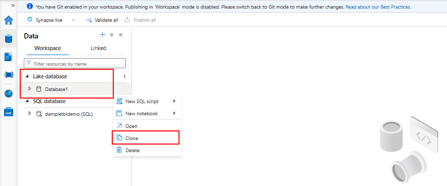 Unable To Clone Synapse Serverless Sql Database Microsoft Qanda 2215