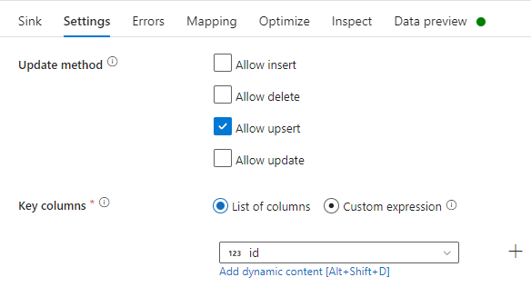 Primary Key Constraint Even With Upsert In Dataflow Microsoft Qanda