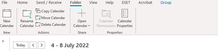 Calendar Permissions greyed out and categories not visible - Microsoft Q&A