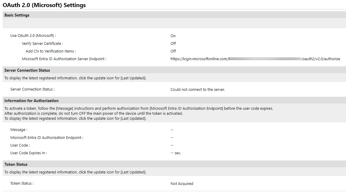 Unable to connect to OAuth 2.0 authorization endpoint (v2) - Microsoft Q&A Unable to connect to OAuth 2.0 authorization endpoint (v2) - Microsoft Q&A