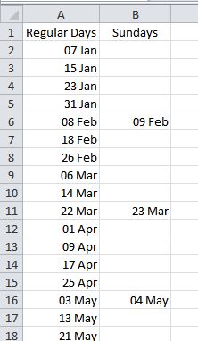 Excel day off calculation - Microsoft Q&A