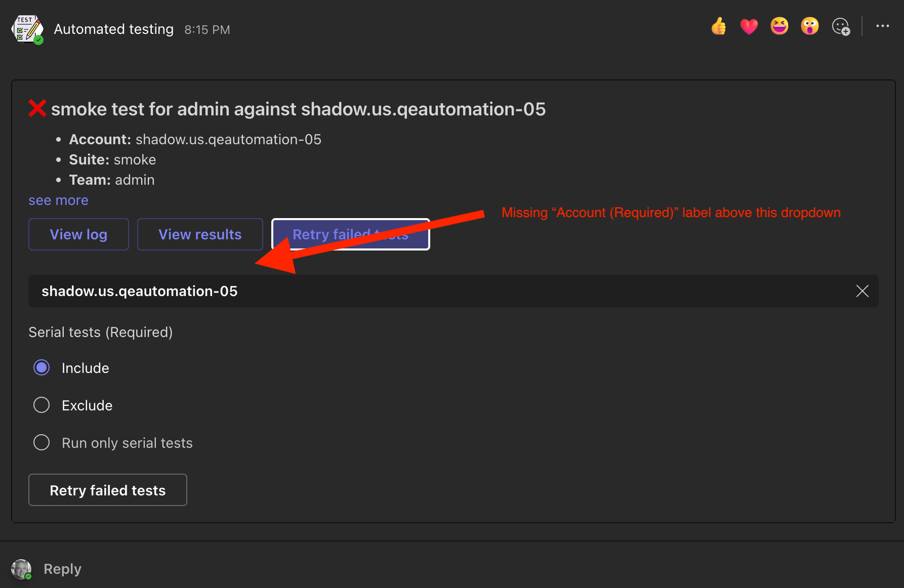 MessageCard Action input title does not appear - Microsoft Q&A