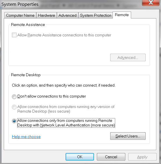 remoteAPP 远程访问出现内部错误，被访问电脑无法设置允许任意版本remote Desktop - Microsoft Q&A