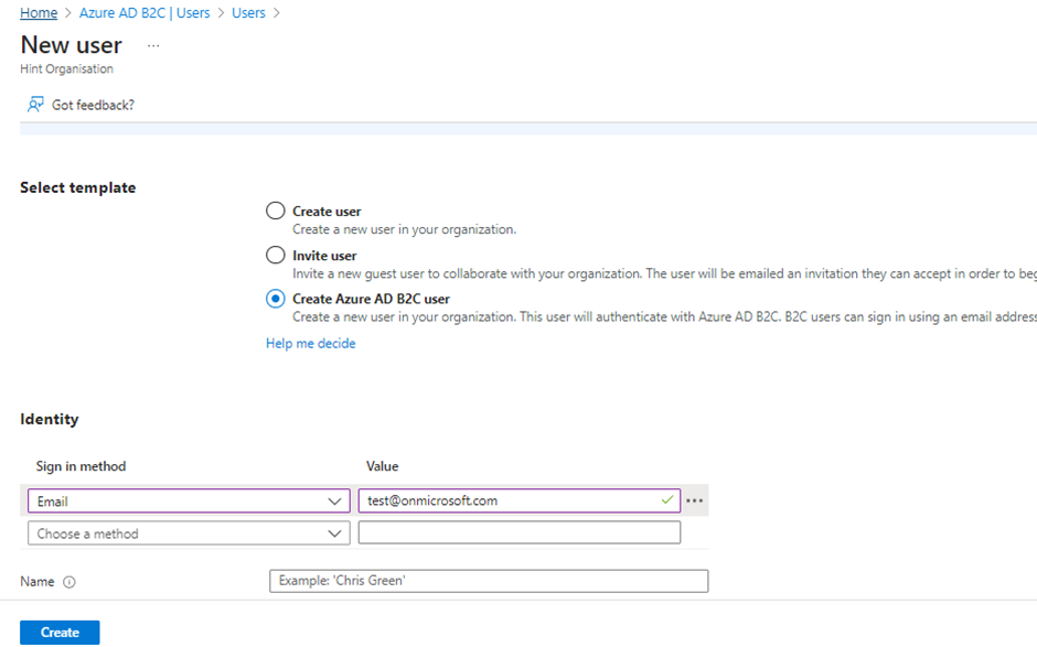 How to add Azure AD B2C user in AD B2C tenant - Microsoft Q&A How to add Azure AD B2C user in AD B2C tenant - Microsoft Q&A