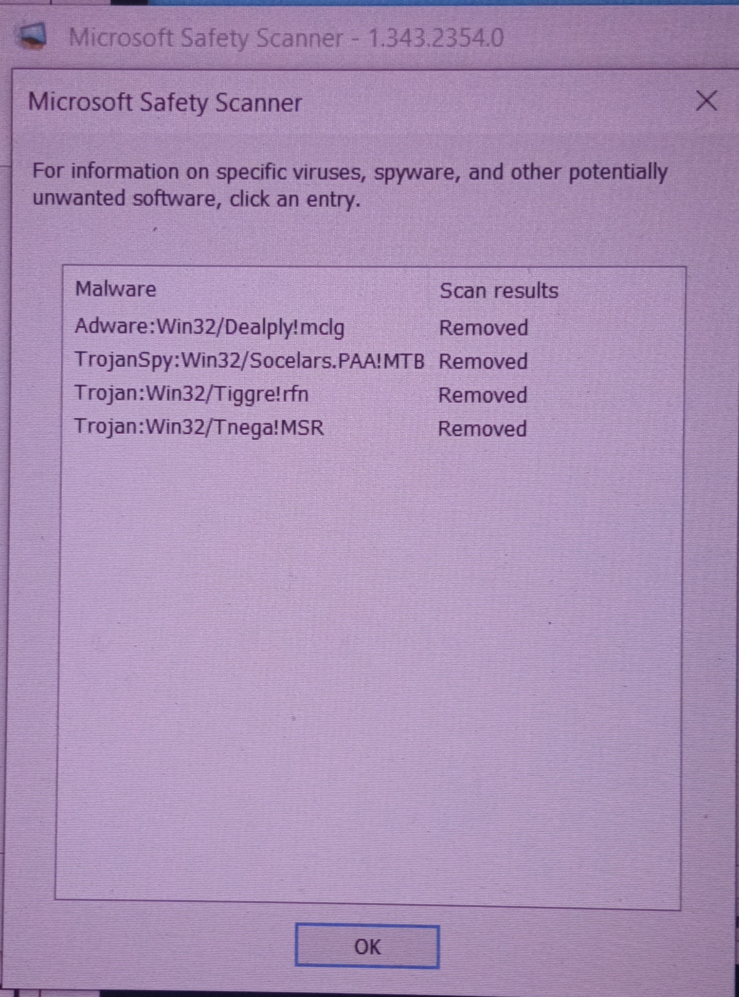 A suspicious file getting created as soon as evertime I delete and ...