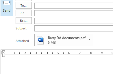 PDF looks like word as an attachment in Outlook - Microsoft Q&A