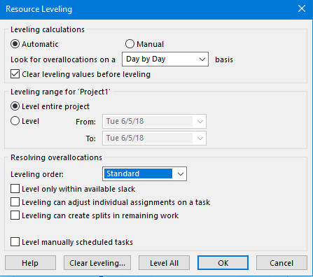 Resource Leveling in Microsoft Project - Microsoft Q&A