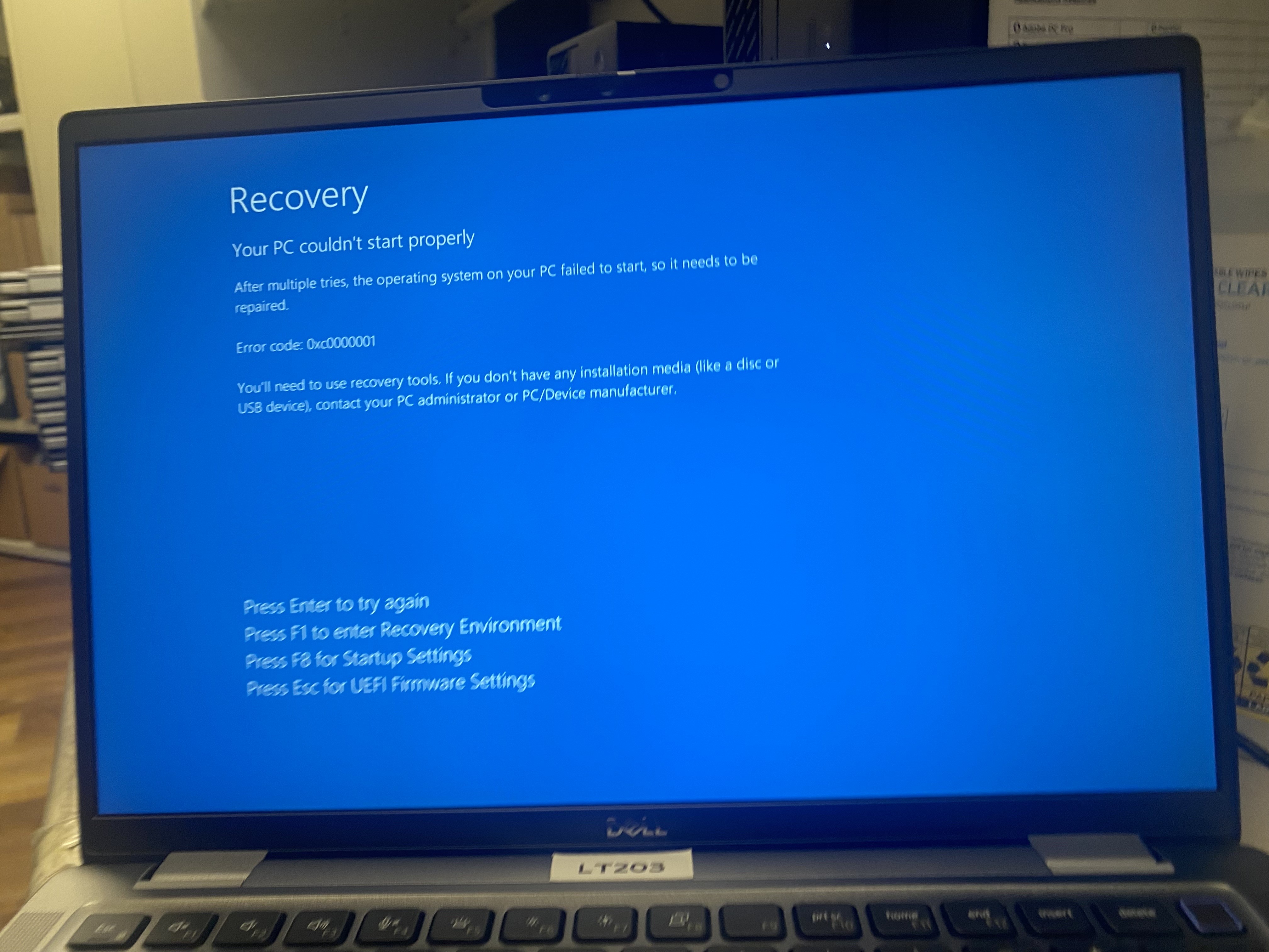 MDT Deployment Fails on Dell Latitude 7450 – Error 0xc0000098 (intcpmt ... MDT Deployment Fails on Dell Latitude 7450 – Error 0xc0000098 (intcpmt ...