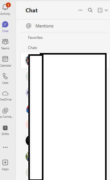 Chat shows only one converstation - Microsoft Q&A
