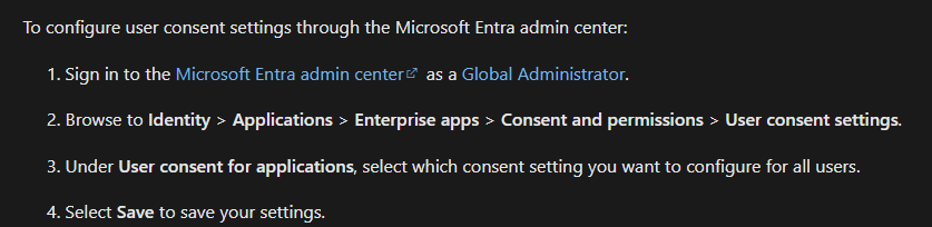 Admin Approval Prompt for Sites.Read.All Delegated Scope - Microsoft Q&A