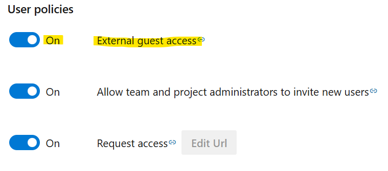 I’ve added the external user ******@leapscale.com to our Azure DevOps organization (drivetech ...