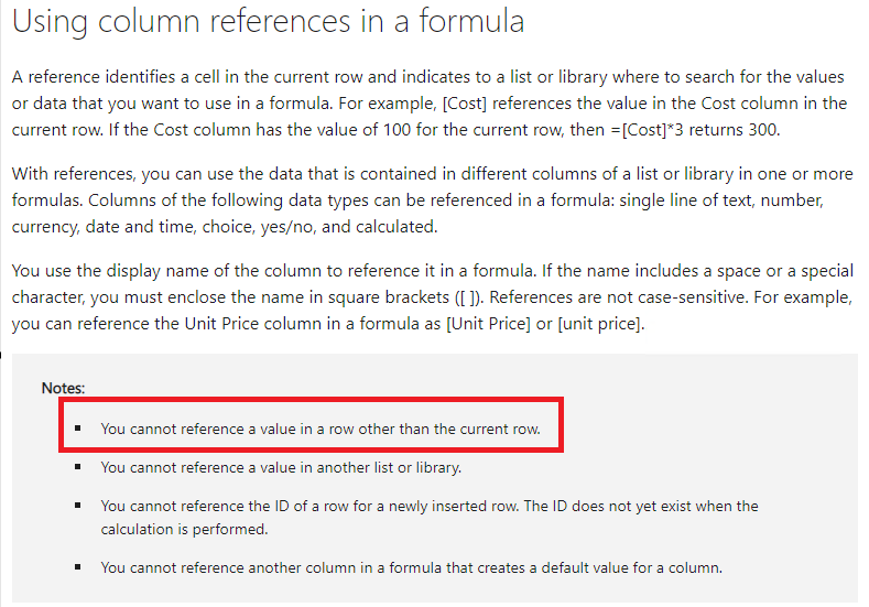 creation of a calculated column type - Microsoft Q&A