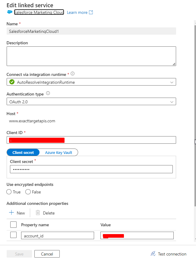 Adf Linked Service Salesforce Marketing Cloud Linked Services - Microsoft Q&A