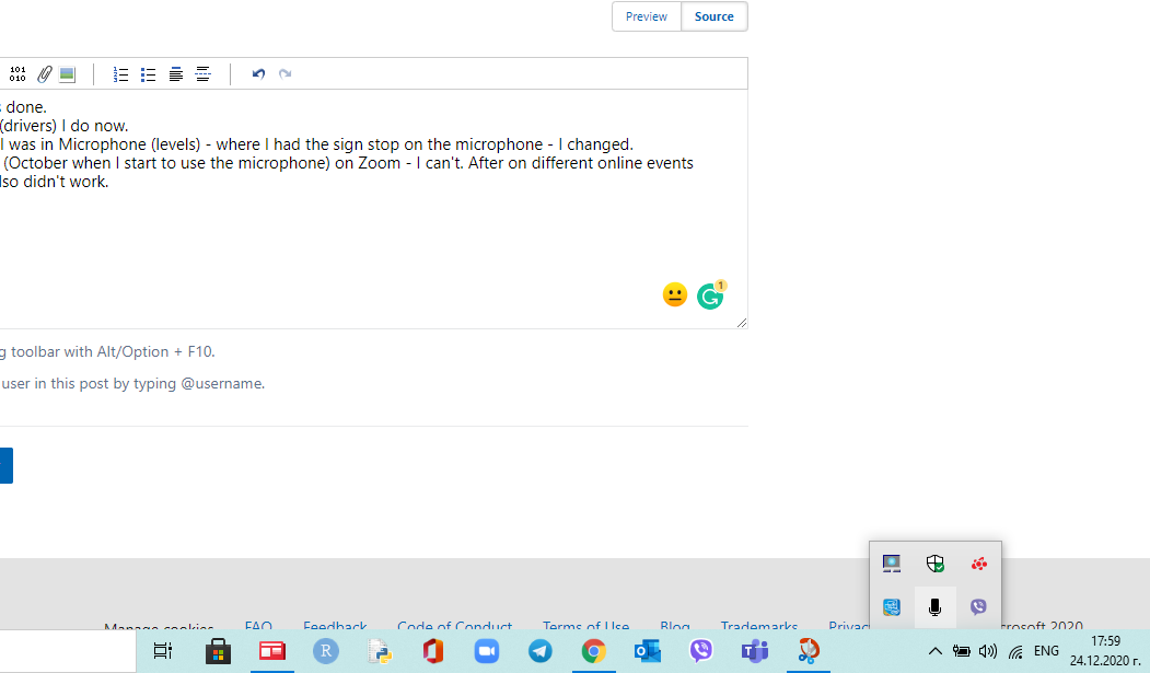 Microphone doesn't work online - Microsoft Q&A