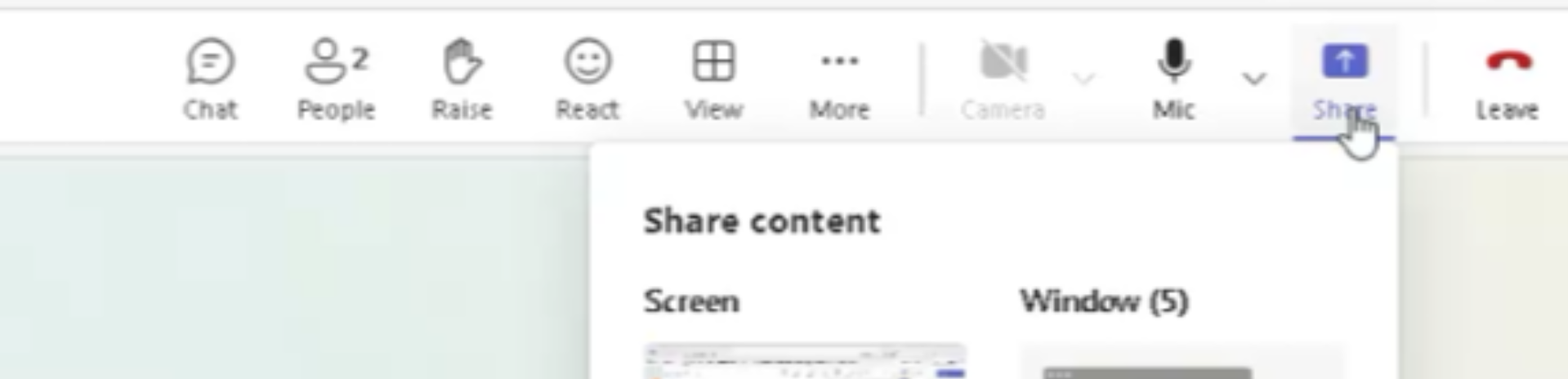 Include computer sound option is missing in teams inside the vdi ...