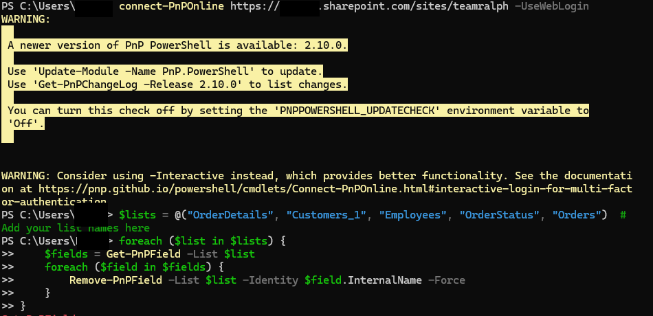 How do I delete lists in SharePoint that are related to other lists. - Microsoft Q&A