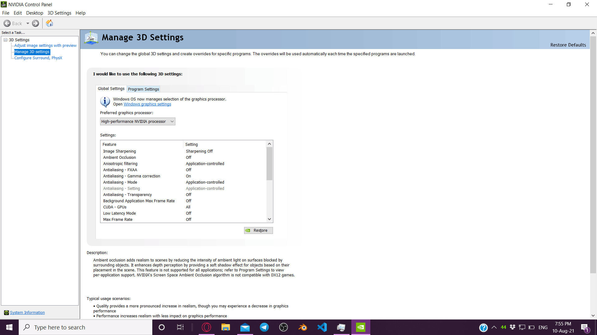 How to Change SCREEN ADAPTER to NVIDIA GPU - Microsoft Q&A
