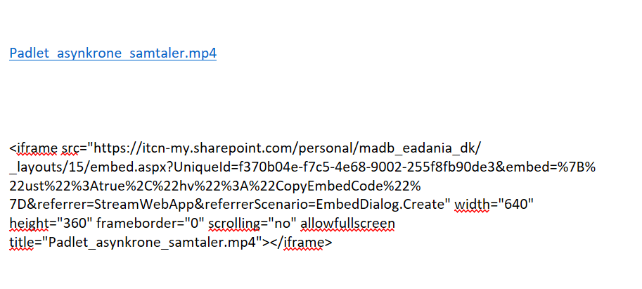 Embed in onenote - Microsoft Q&A
