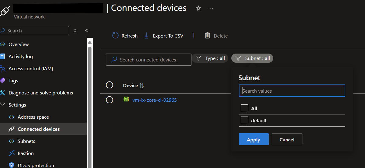 Unable To Delete Delegation To My Subnet My Subnet Is Empty Not Using Any Ips Microsoft Qanda 9936