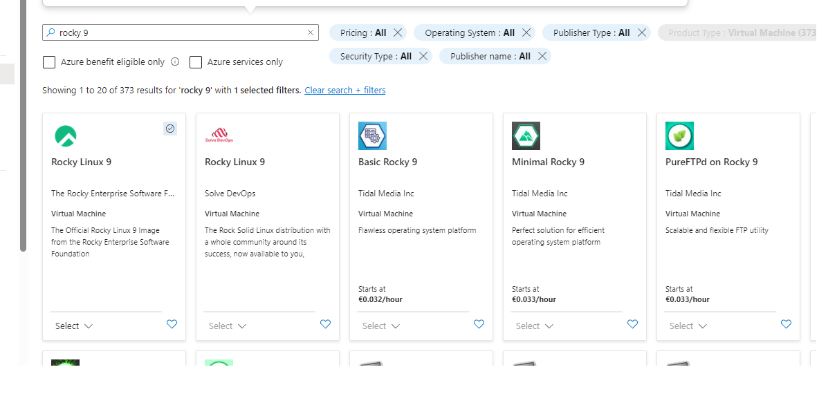 VM image selection - Microsoft Q&A