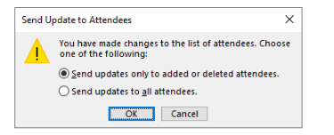 New Outlook doesn't allow meetings to be changed without sending update ...