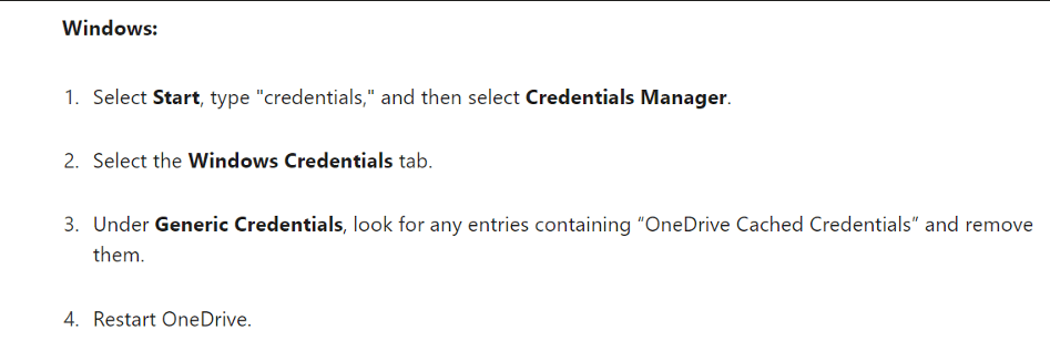 One Drive log in issues - Microsoft Q&A